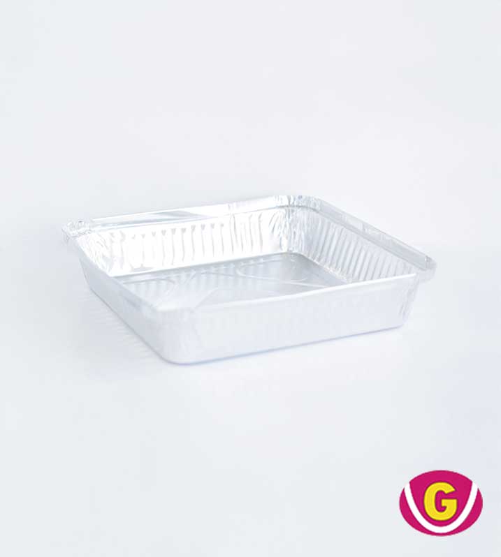 LARGE SQUARE FOIL CONTAINER - GNW Packaging